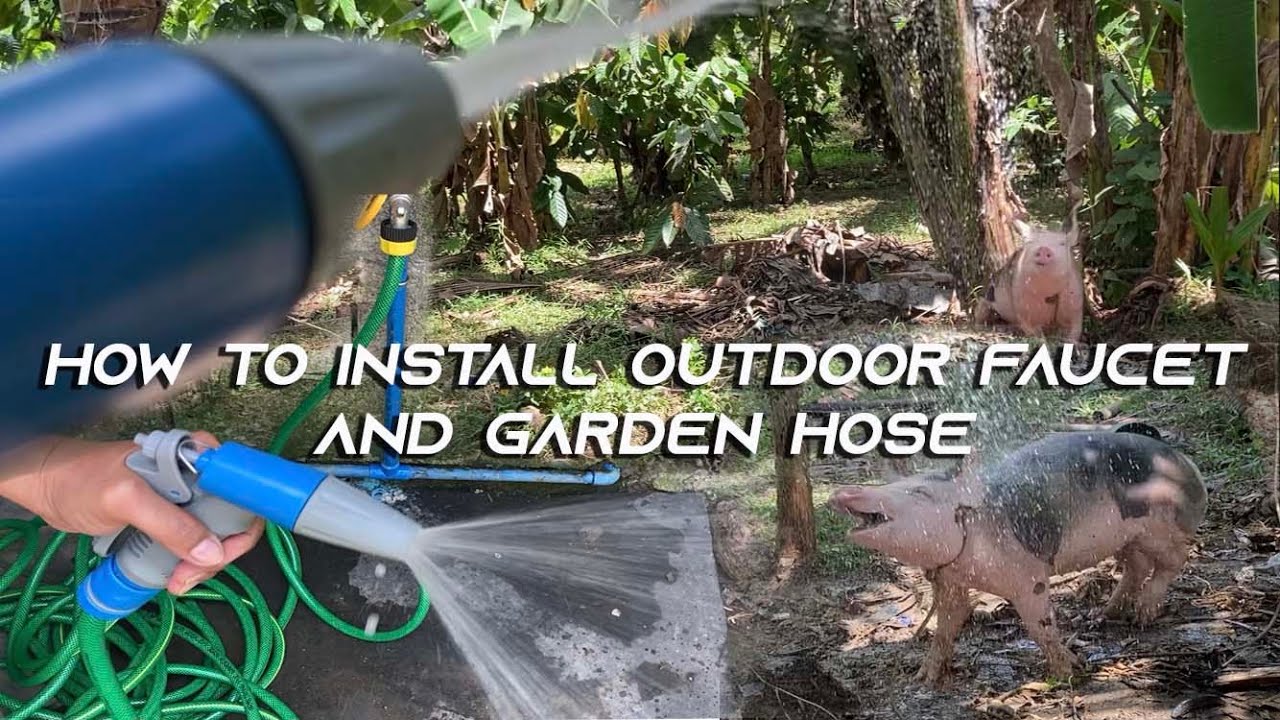 How to Make a Garden Hose with Nozzle | DIY Garden Hose | Assemble ...