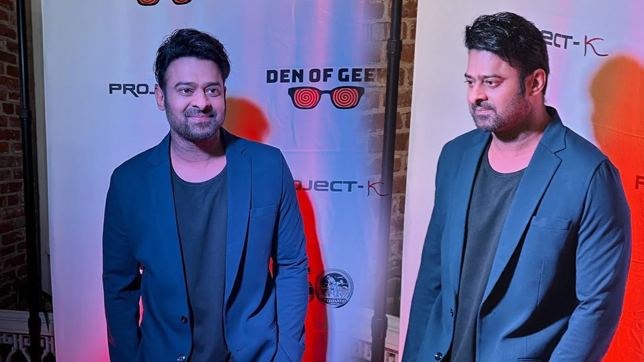 𝐑𝐞𝐛𝐞𝐥 𝐒𝐭𝐚𝐫 𝐏𝐫𝐚𝐛𝐡𝐚𝐬 Latest Visuals From Comic-Con Event | Project K ...