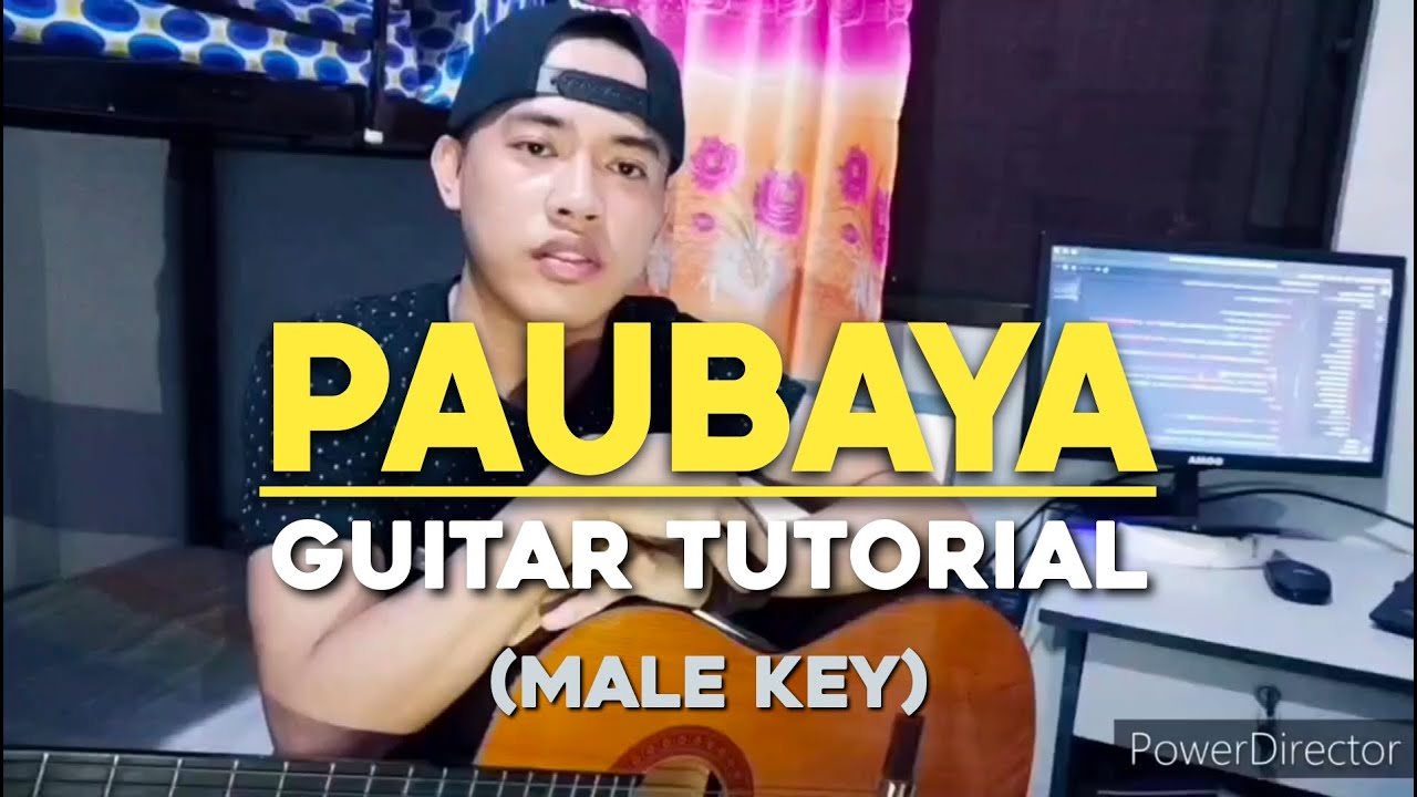 Paubaya | Guitar Tutorial (Male Key/Version) - YouTube