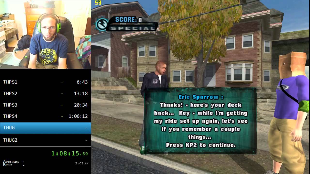 Tony Hawk's Pro Skater 15th Anniversary THPS1-THUG2 Race - 1 / 2 - YouTube