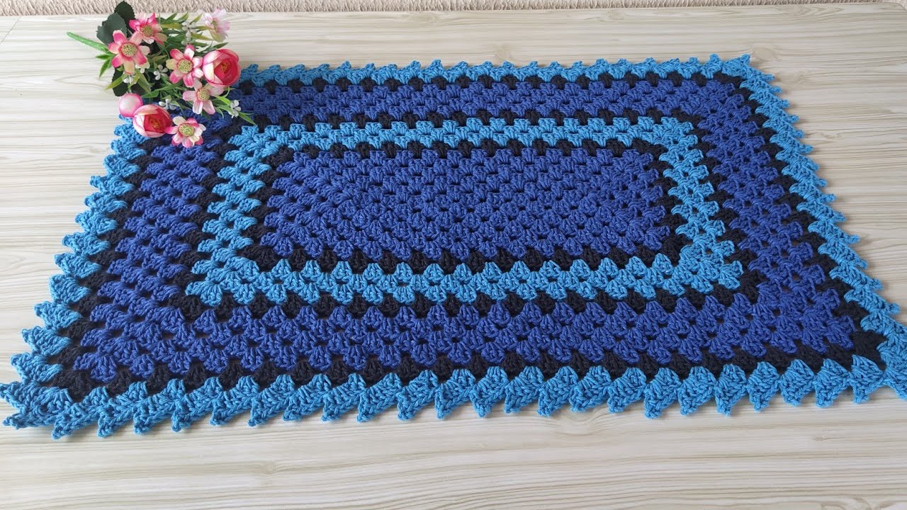 Tapete Retangular Simples Passo A Passo - FDPLEARN