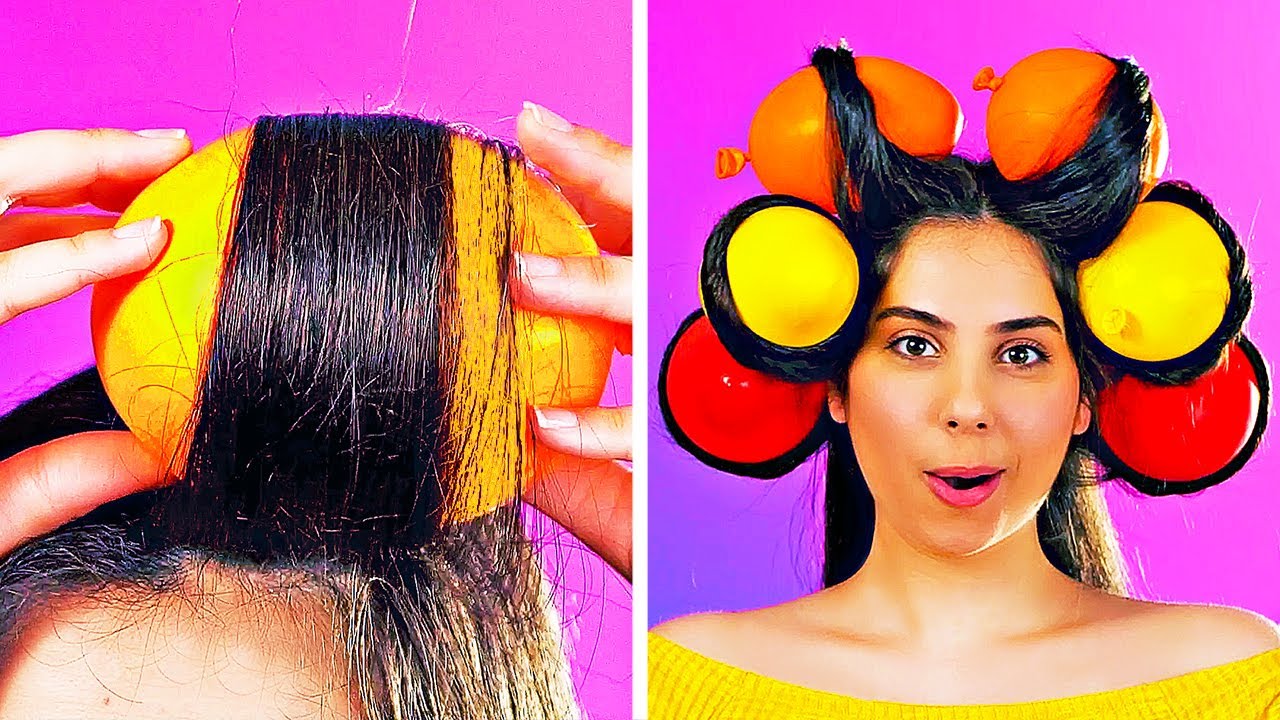 28 UNUSUAL HAIR TRICKS YOU WITH YOU KNEW SOONER - YouTube