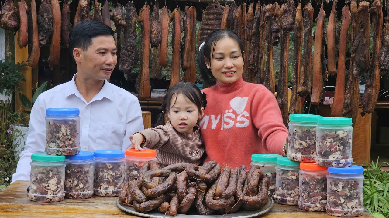Traditional Red Fermented Meat Recipe | Natural Preservation Without ...