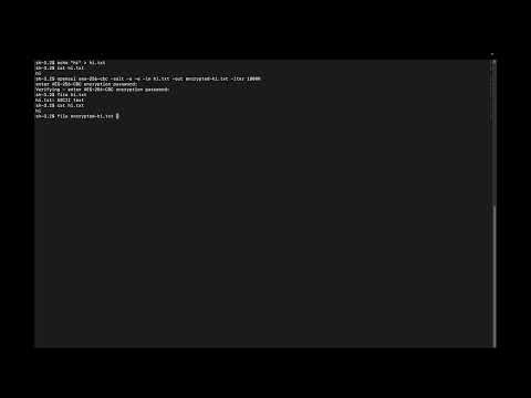 How To Encrypt and Decrypt a File Using OpenSSL - YouTube