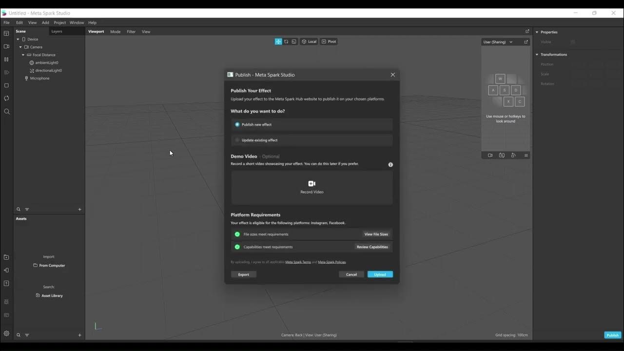 SPARK AR TUTORIAL PART - 2 Pengenalan Workspace - YouTube