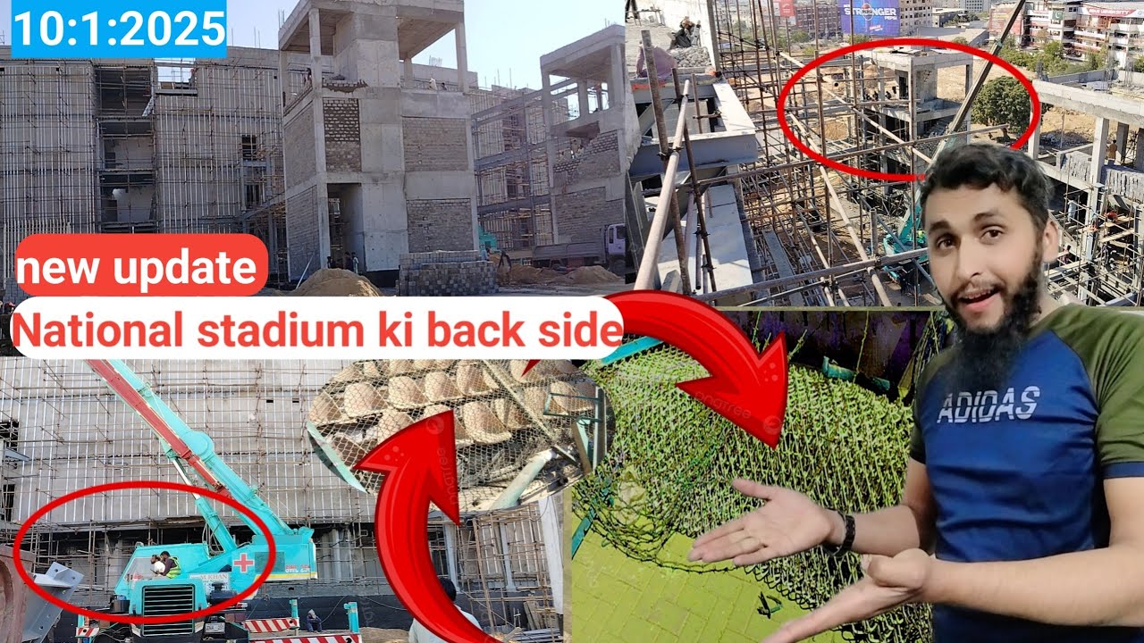 Karachi stadium ki new updates Icc sports Zaid abbas - YouTube