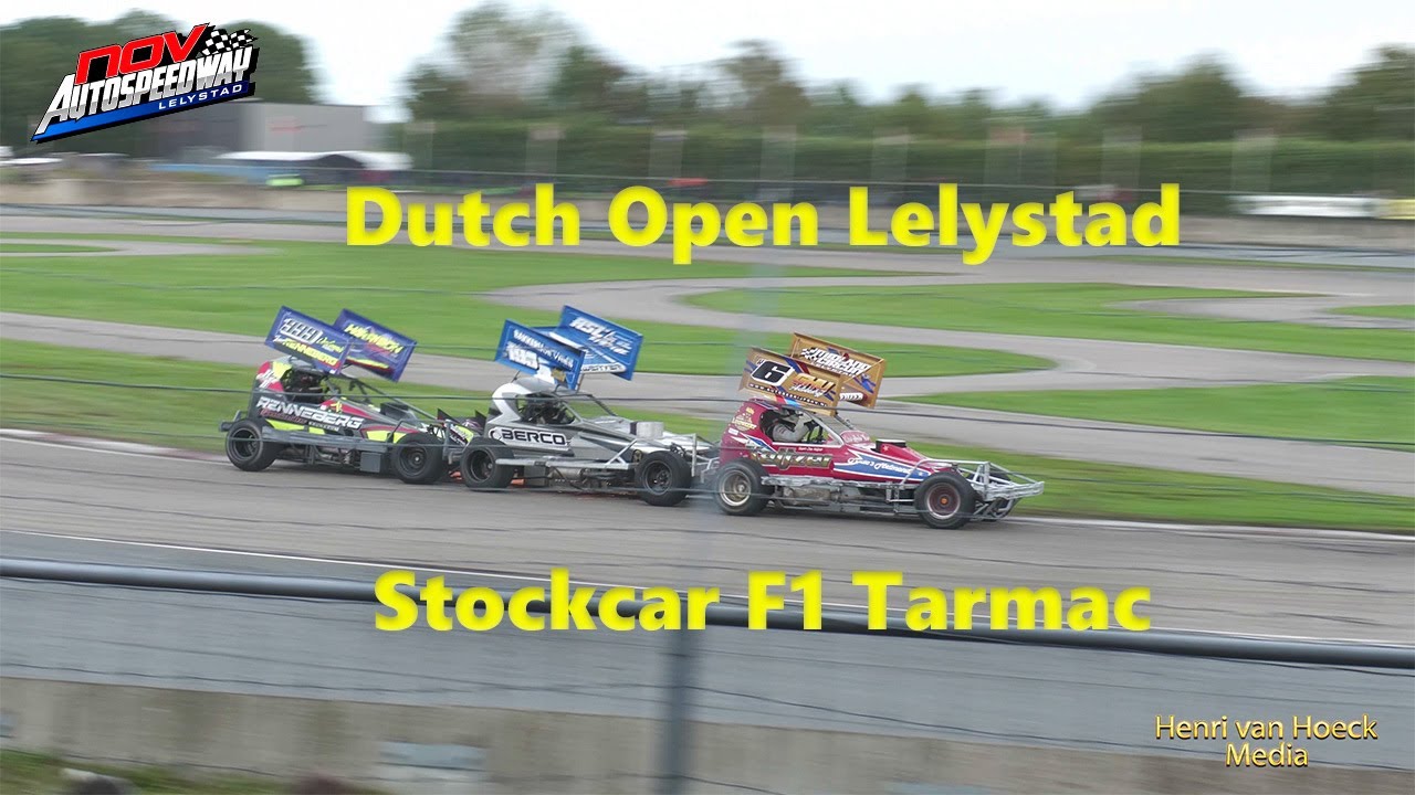 Dutch Open Lelystad BriSCa Stockcar F1 Tarmac - YouTube