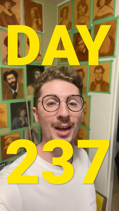 Day 237/365 - Painting everyday for an entire year - Slew portrait ...