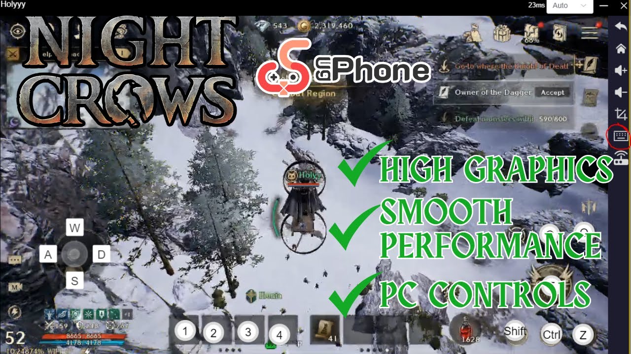 Night Crows - Play remotely 24/7 with ULTRA HIGH Graphics + PC Controls ...