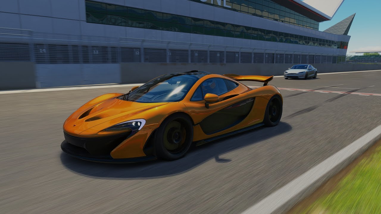 Mclaren P1 vs Tesla Model S Plaid at Silverstone - YouTube