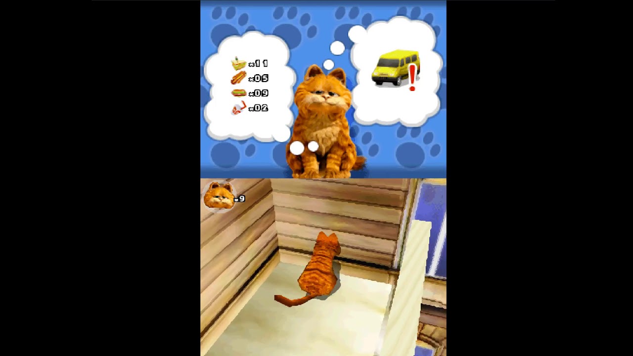 Nintendo DS Longplay - Garfield - A Tail of Two Kitties Part.1 - YouTube