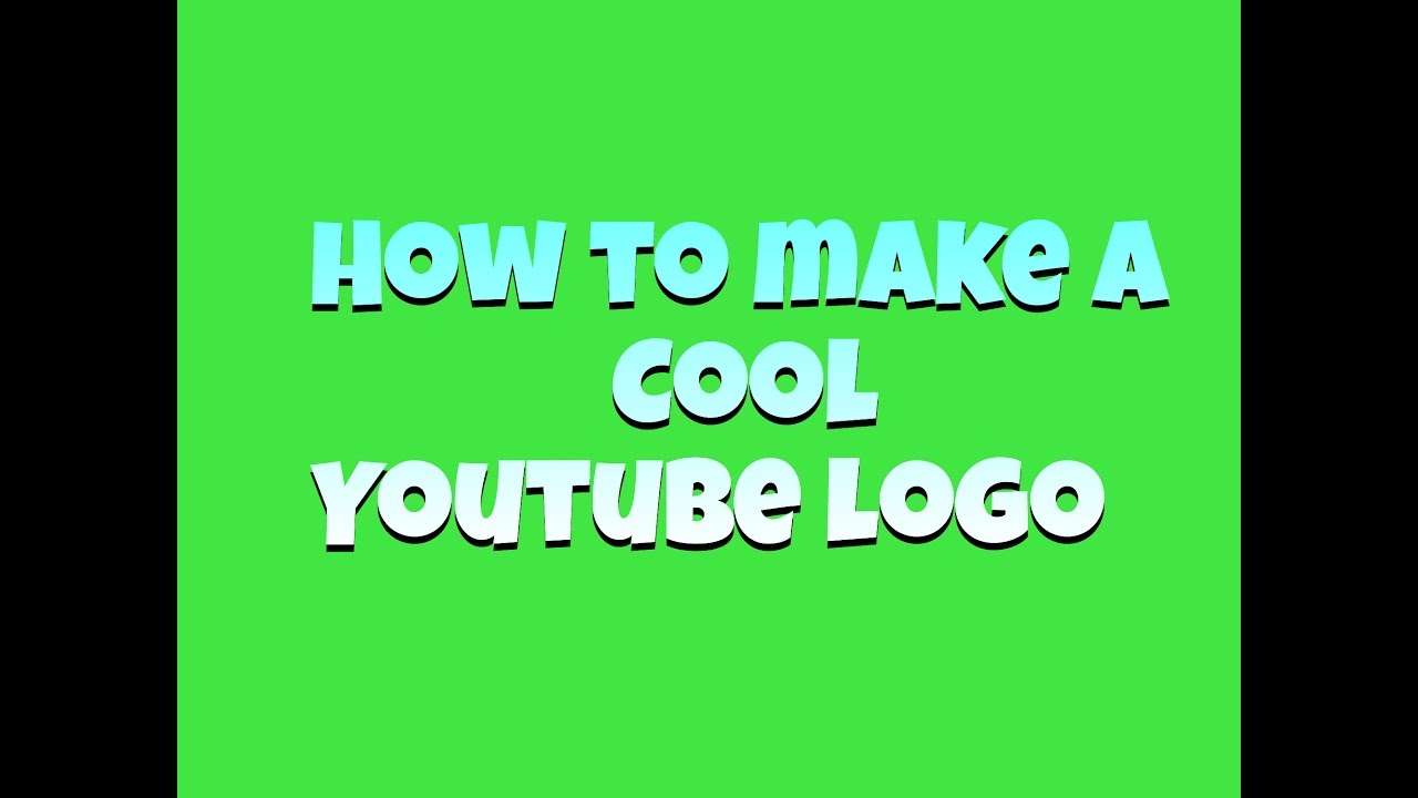 iOS// HOW TO MAKE A COOL YOUTUBE LOGO// FREE - YouTube