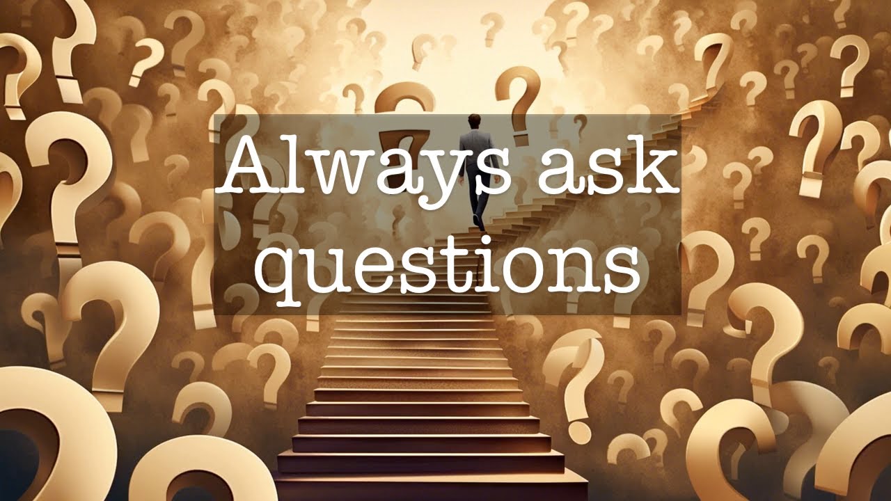 16) Always ask questions | (Questions Asked - Inspirational Audiobook ...