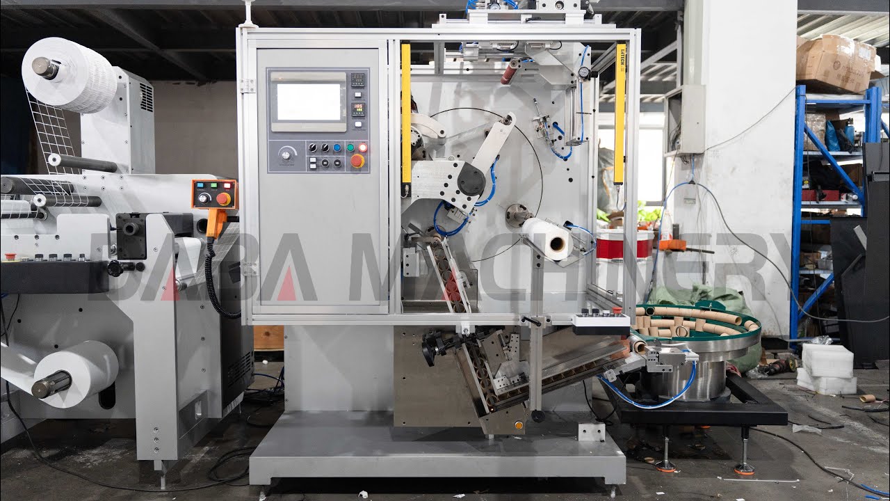 DABA Blank Label Non-Stop 4 shaft Turret Rewinder Online With Full Auto ...