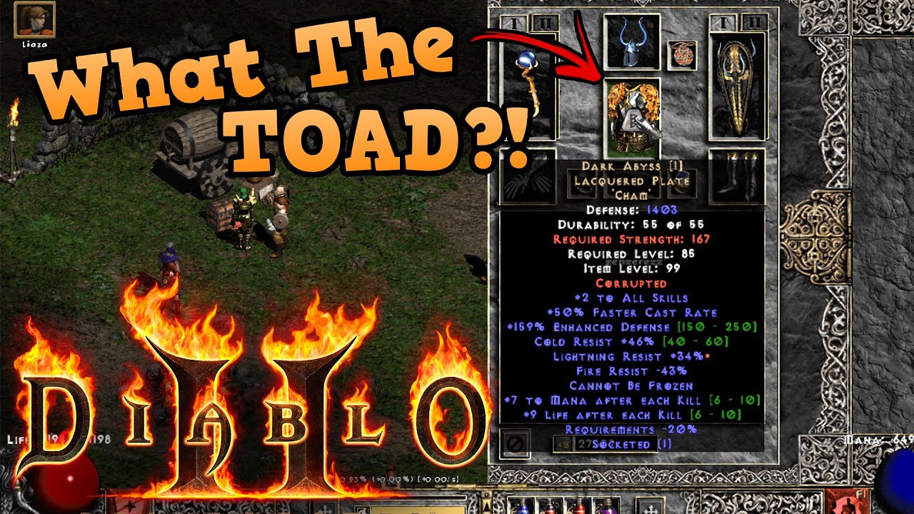Project Diablo 2 - GODLY 50 ITEM SLAMFEST!! - YouTube