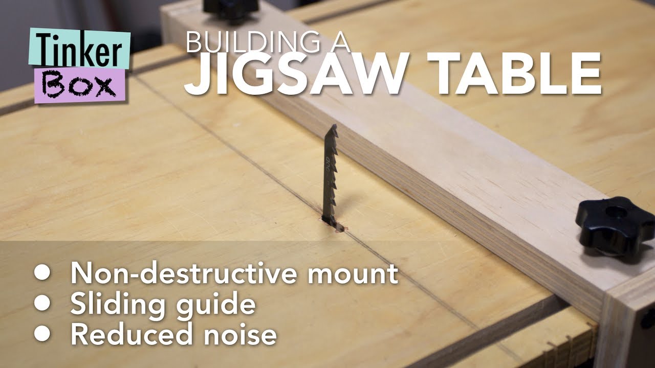 Building a Jigsaw Table - YouTube