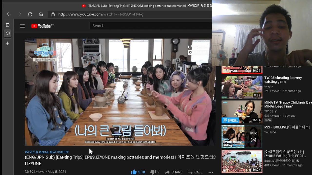 EATING TRIP SEASON 3 EP 9 REACTION VIDEO / JERIX SUZUKI - YouTube