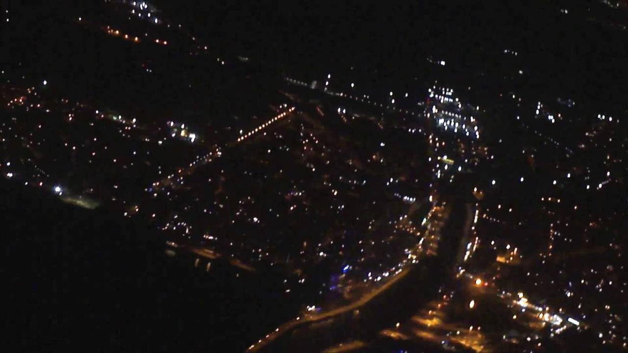Night aerial view of the Rome beautiful city Rome, Capital of Italy ...