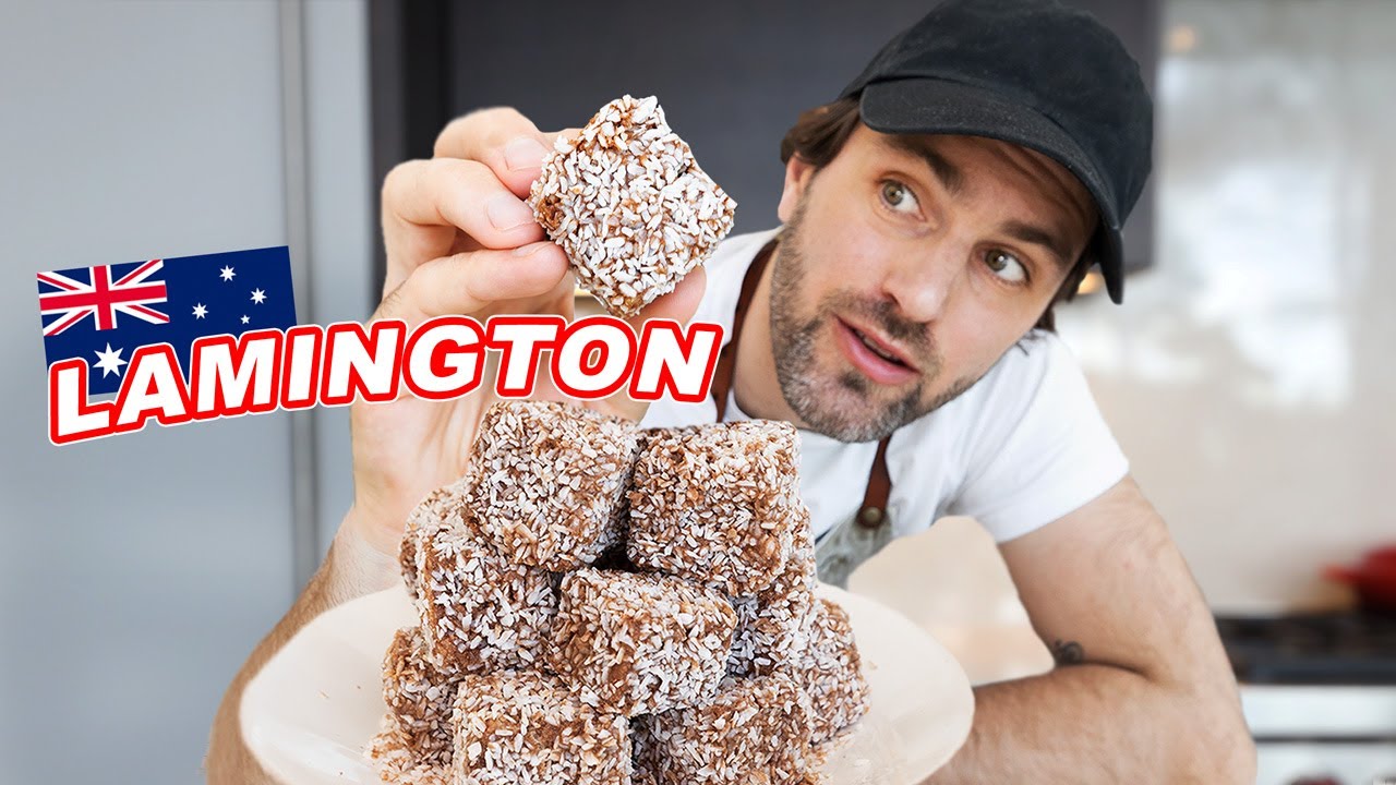 COOKING AUSTRALIA: Lamington 🇦🇺 - YouTube