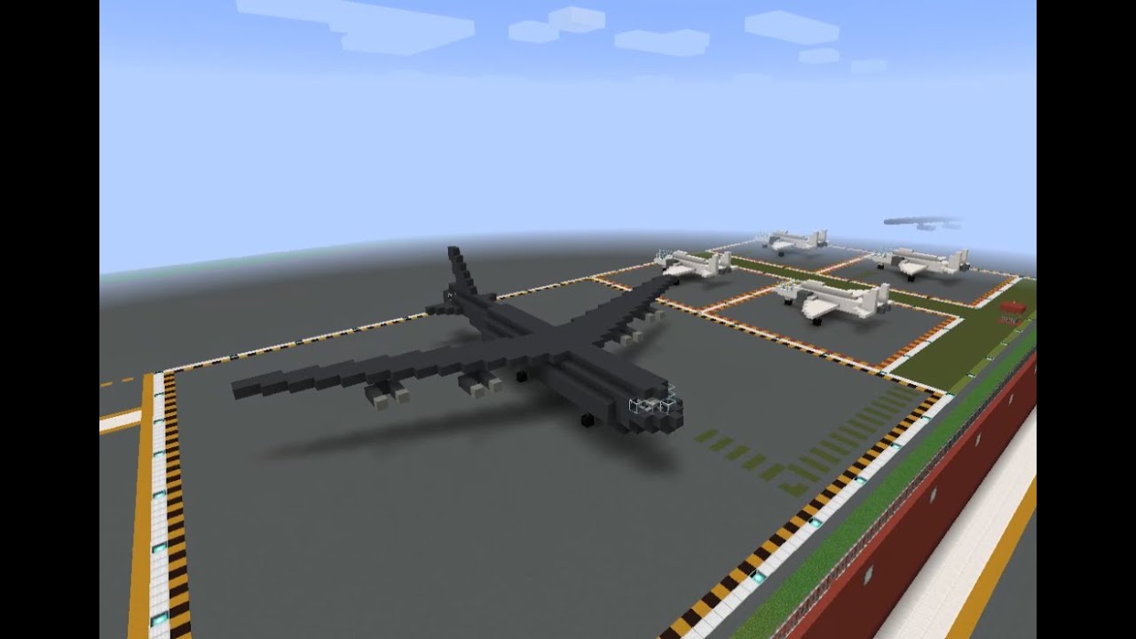 Minecraft Aircraft & Airports 1:1 (Civilian & military) - YouTube