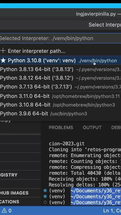 CREA UN ENTORNO VIRTUAL CON #python - YouTube