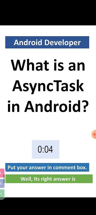What is AsyncTask in Android Development | Best Android Training Coaching | Inspiron ...