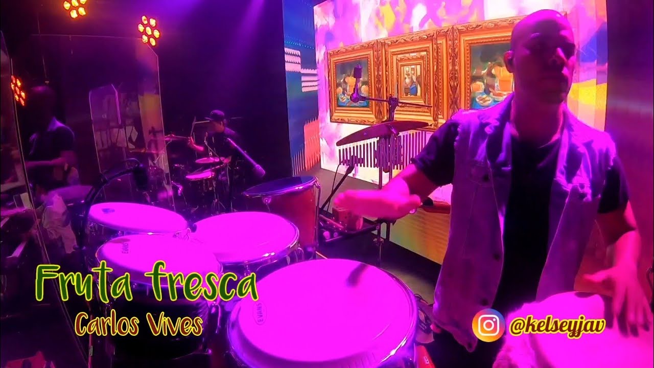 🔥Ultimate Cumbia Drums: Fruta Fresca LIVE percussionist Session - YouTube