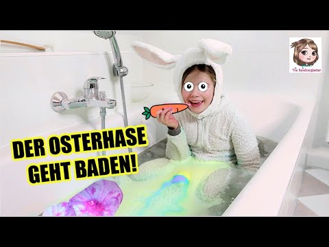 DER OSTERHASE GEHT BADEN 🐰 Hannah muss im Kostüm in die Wanne mit Badebomben 😆