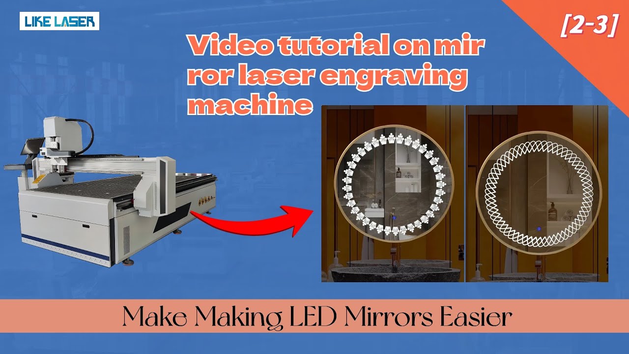 2.3-set the workpiece origin teaching💥 Mirror laser Engraving machine 💥 ...