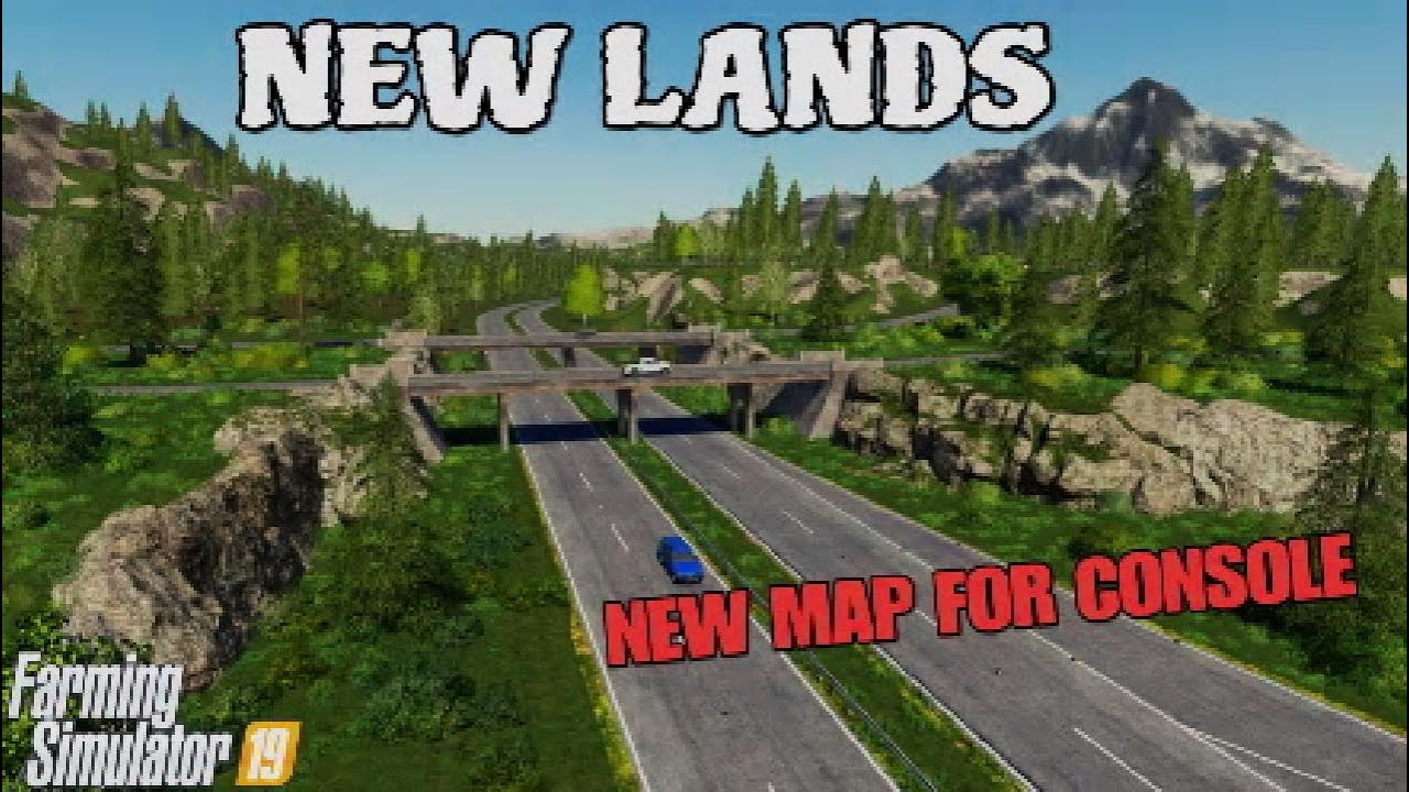 "NEW LANDS" New Mod Map Tour/Review on Farming Simulator 19 (Console ...