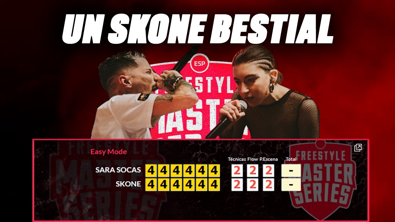 🇪🇸LA MEJOR BATALLA de SKONE en FORMATO FMS II VOTACIÓN SKONE vs SARA ...