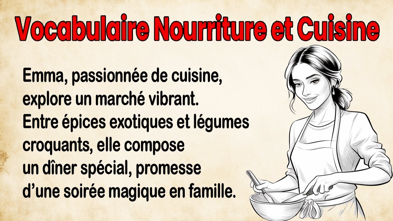 Learn French Food Vocabulary Easily with a Simple Story (A1-A2) - YouTube