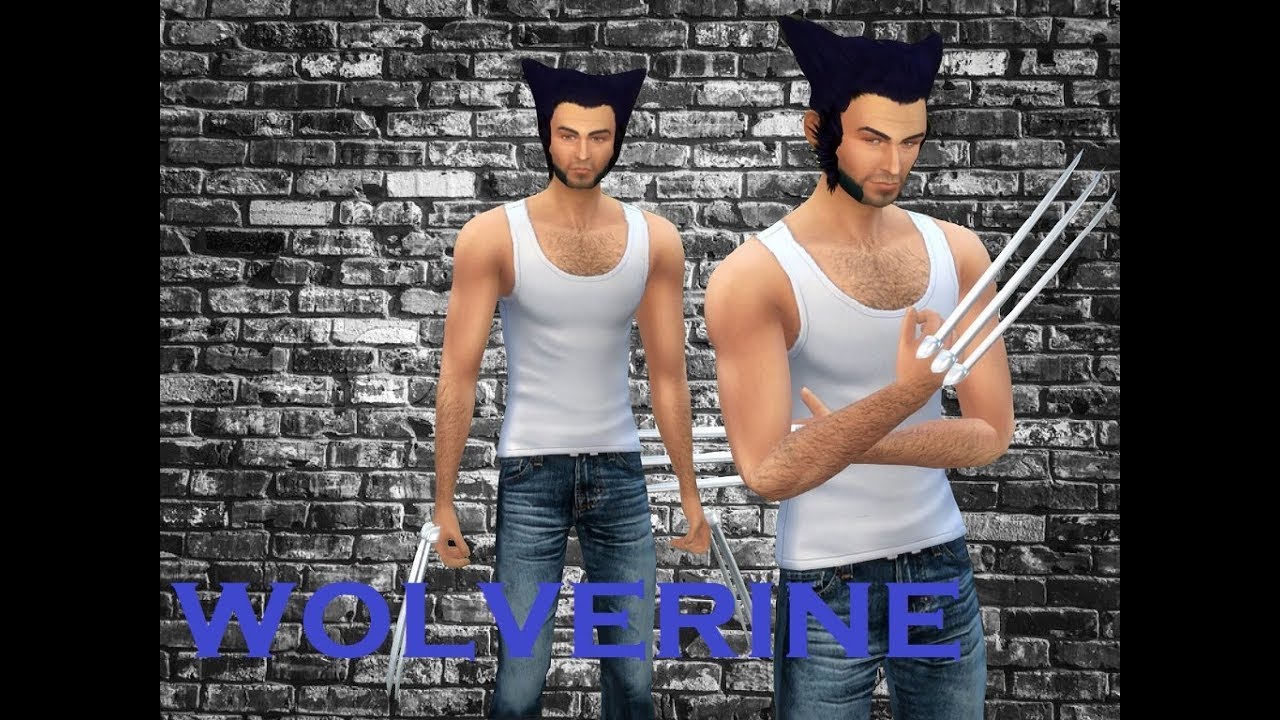 Sims 4 Wolverine CAS - YouTube