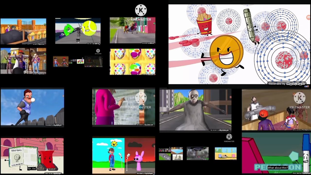 Up to faster 100 parison to scary family and bfdi V2 - YouTube