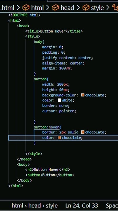 Css Button Hover Ytshorts Viralshorts Youtubeshorts Webdevelopment Trending Coding Youtube