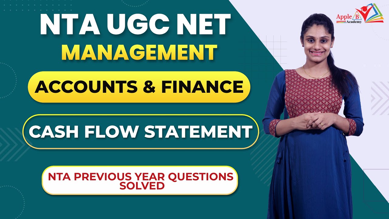 Cash Flow Statement | Accounts & Finance | NTA UGC NET Management ...