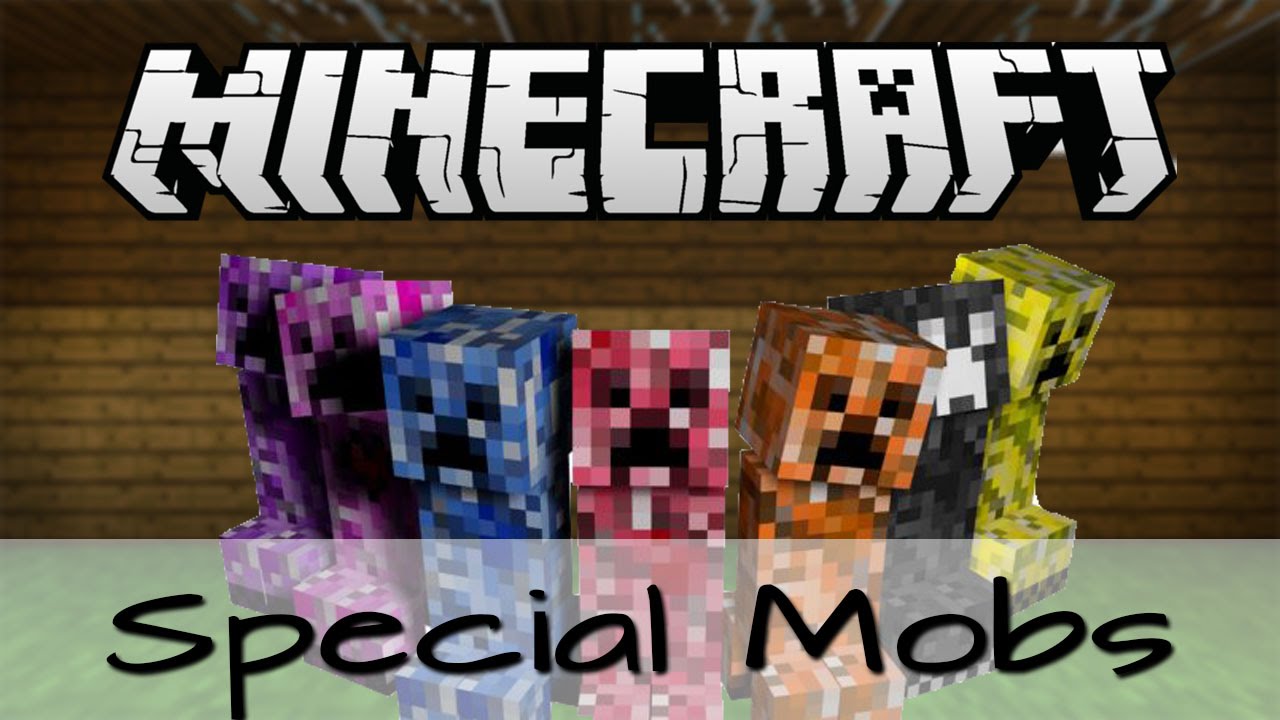 Minecraft Mod Showcase : Special Mobs - มอนเตอร์ร้อยกว่าแบบ - YouTube