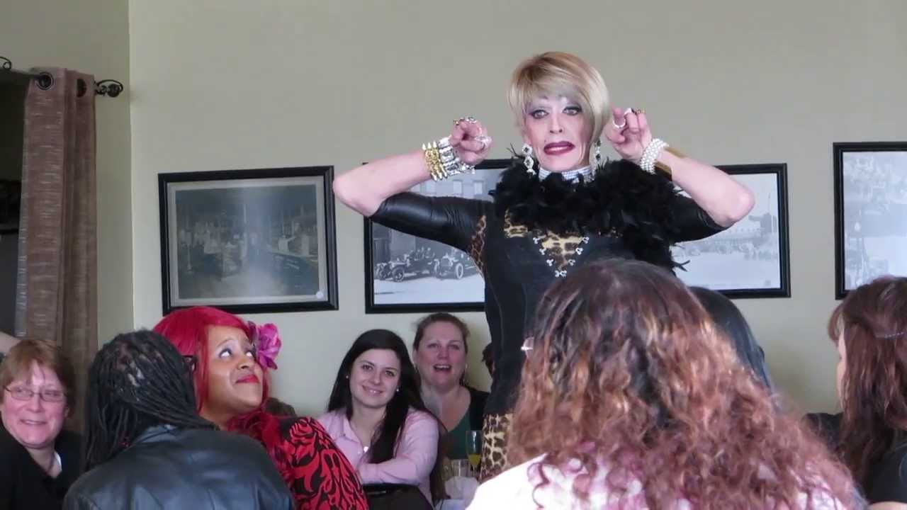 Dixie Normous at Drag Brunch - YouTube