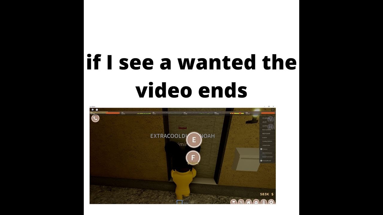 roblox anomic but if i see a wanted the video ends - YouTube