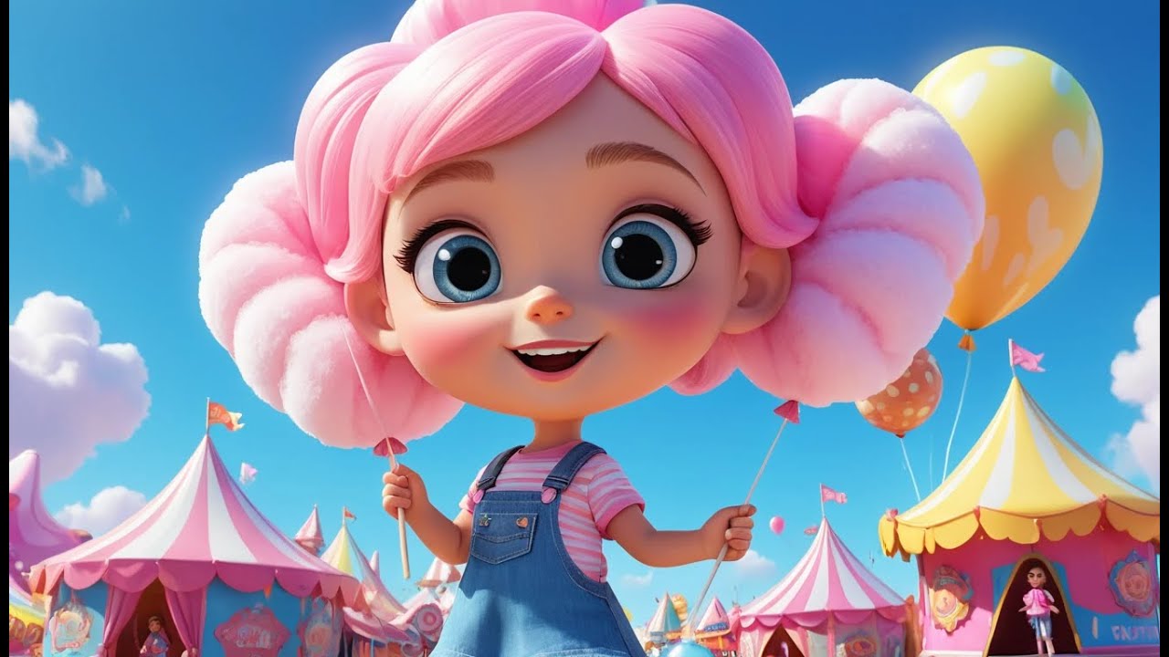 Cotton Candy, Sweet and Light Delight | Fun Candy Song for Toddlers ...