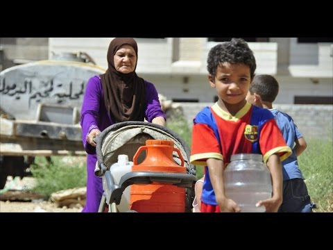Clean water to Syrian people