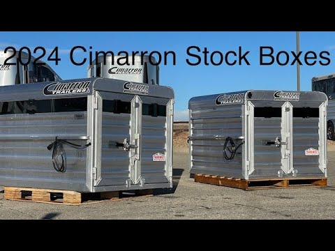 2024 Cimarron Stock Boxes - YouTube