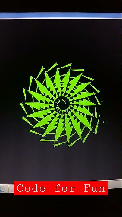 Create amazing art using Python | Python for beginners | Python projects #shorts #design # ...