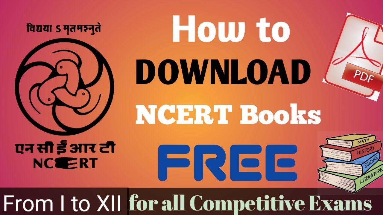 How to Download NCERT Text-Books for Free (PDF) for all Subjects and ...