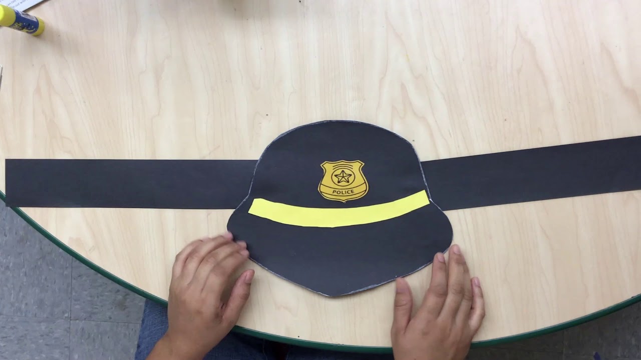 Wk10 ARt Tue - Police Officer Hat - YouTube