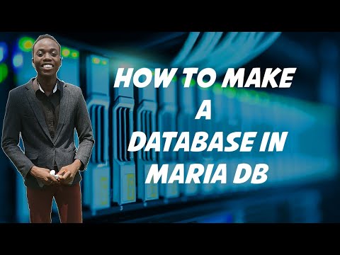 How to create a table and insert rows and columns in MariaDB (Official) 2024 - YouTube
