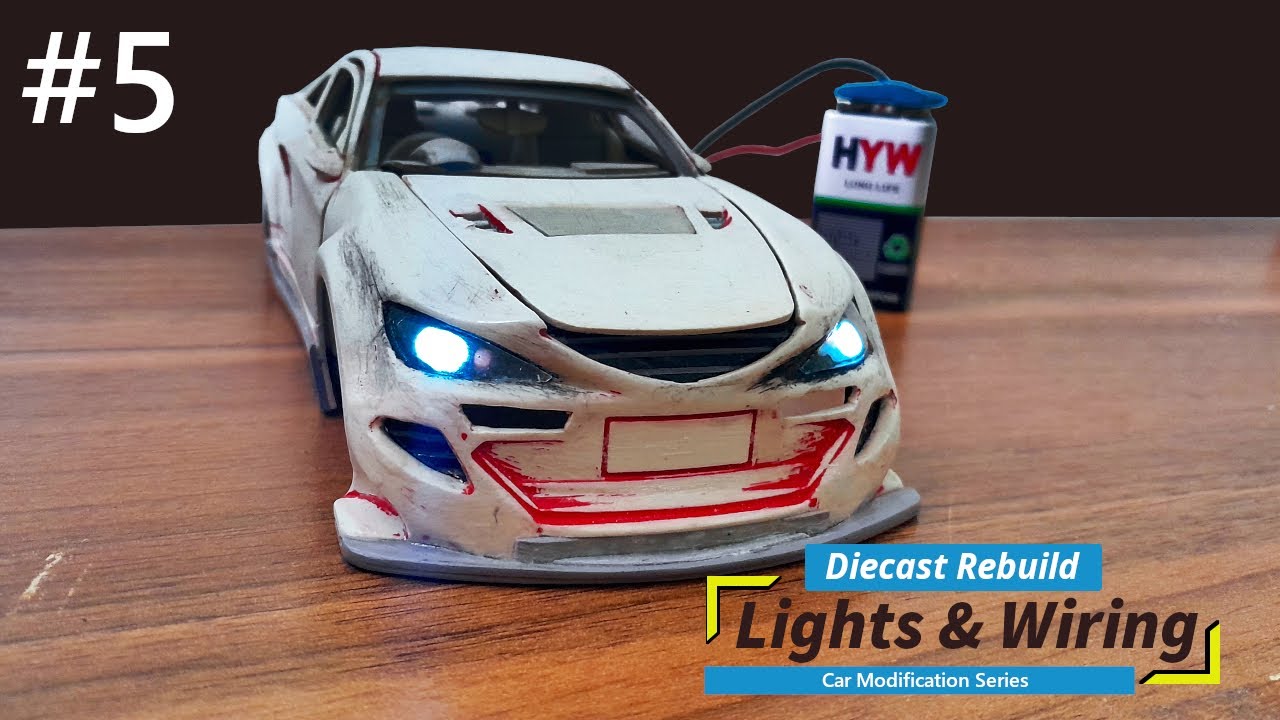 Diecast Rebuild: The Art of Making Custom Lights #part5 - YouTube