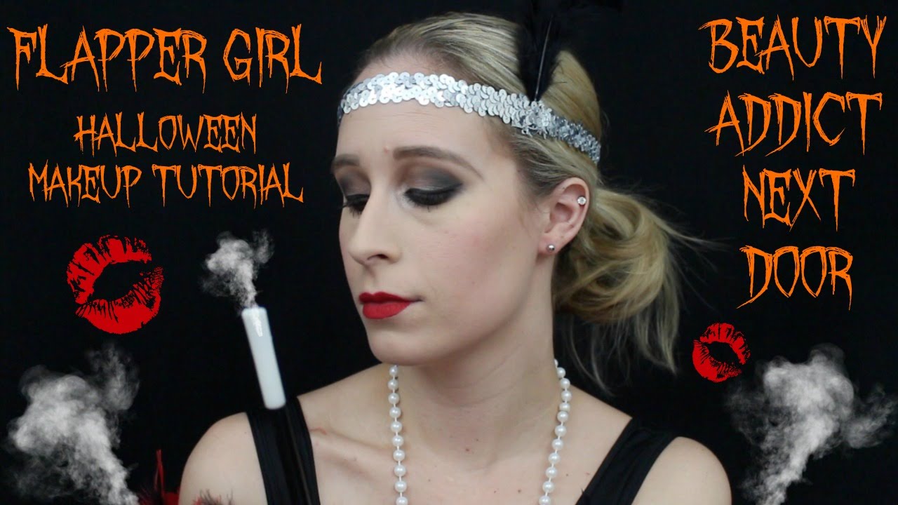 Flapper Girl | Halloween Makeup Tutorial - YouTube