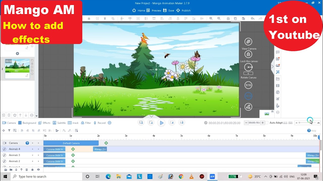#Mango AM : How to Add Effects to your Animation (step by Step Tutorial ...