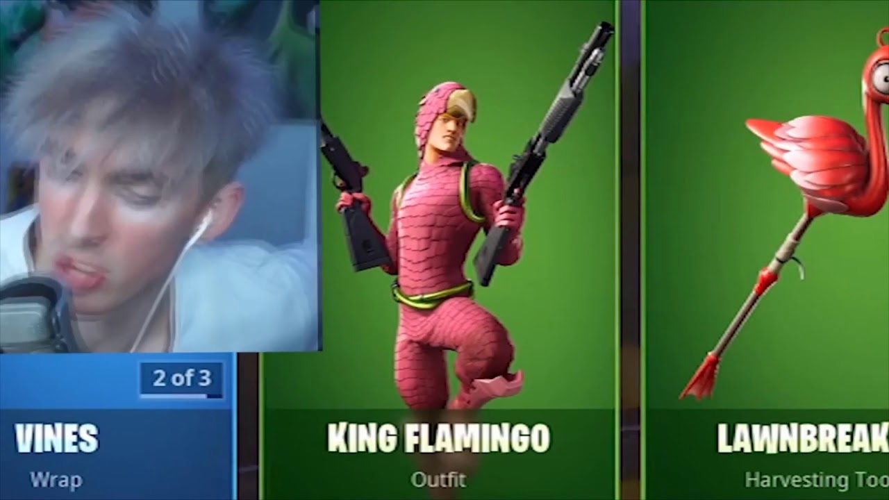 Flamingos Fortnite Skin - YouTube